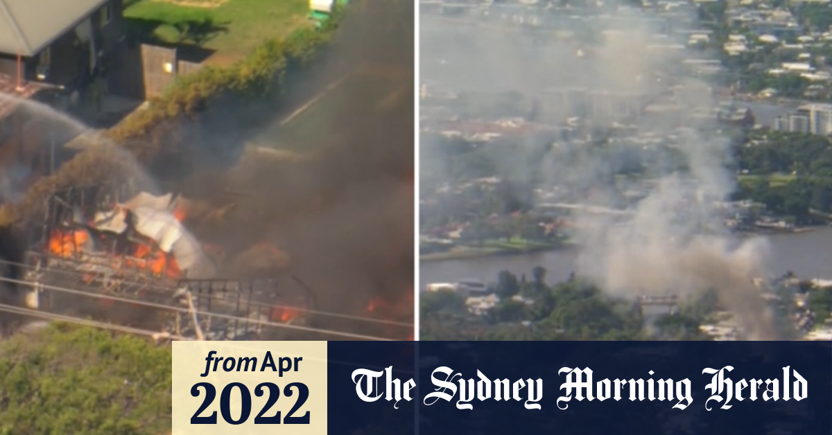 Video: Fire destroys home and damages another in Brisbane
