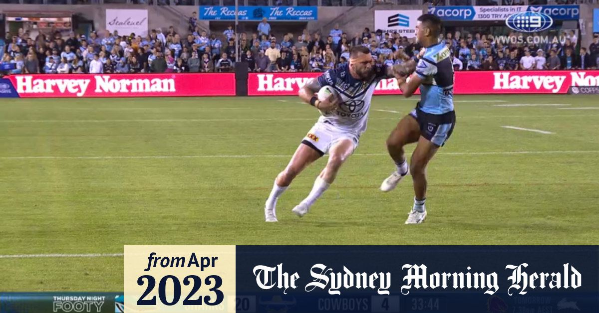 Video: NRL Highlights: Sharks v Cowboys - Round 9