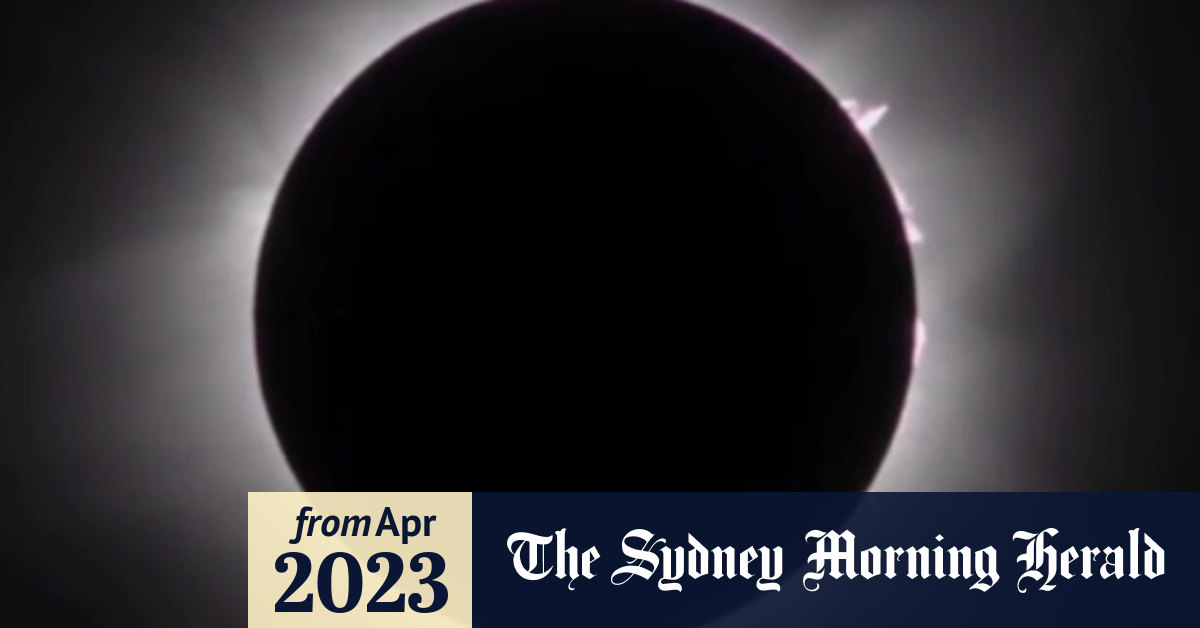 Video: Timelapse of rare solar eclipse