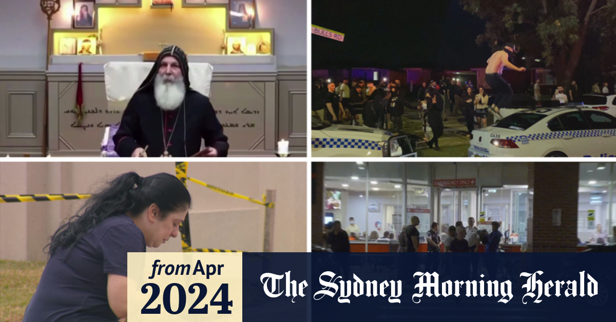 Video: Priest released from hospital after Wakeley terror attack