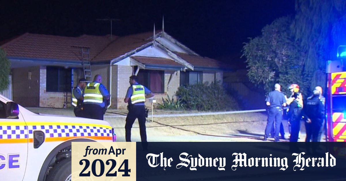 Video: Man arrested after fatal Perth house fire