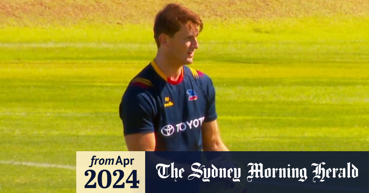 Video: Adelaide midfielder Matt Crouch to miss clash with Essendon