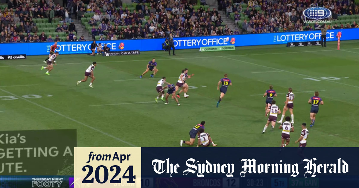 Video: NRL Highlights: Storm v Broncos - Round 5