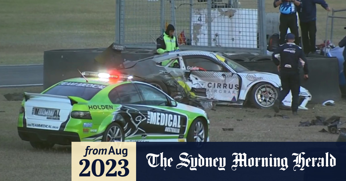 Video: Porsche racers hospitalised after horrific crash