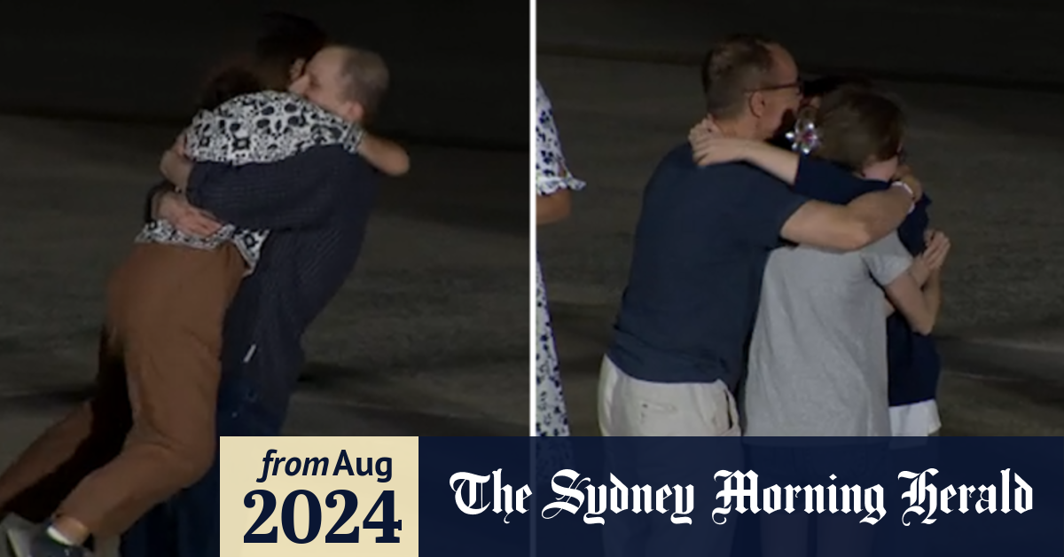 Video: See the moment freed Americans reunite with loved ones