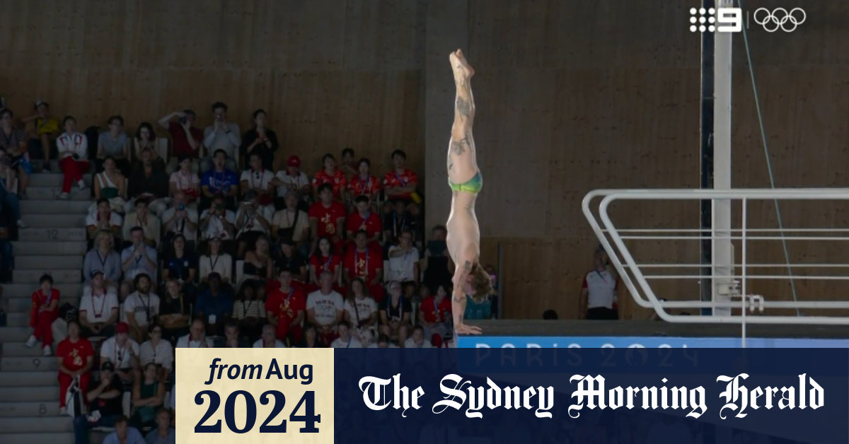 Video: Strong second dive from Australia's Cassiel Rousseau in men's ...