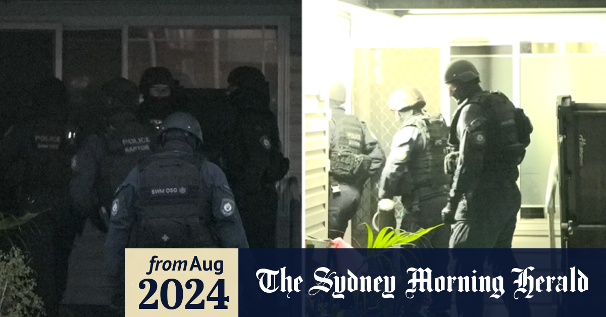 Video: Police dismantle south west Sydney 'muscle for hire' gang