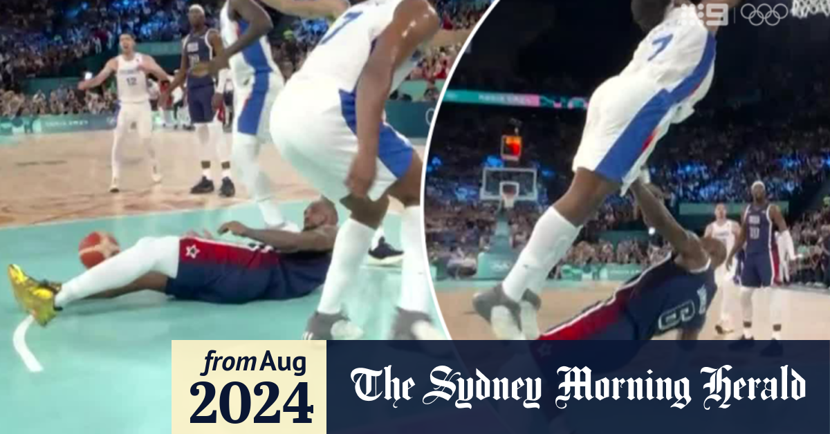 Video: French star 'puts LeBron on a poster' with massive dunk