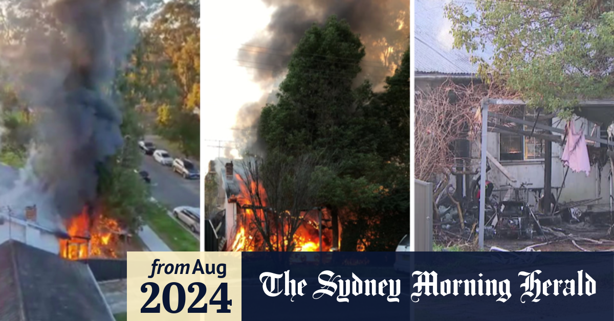 Video: Man fighting for life after 'suspicious' house fire