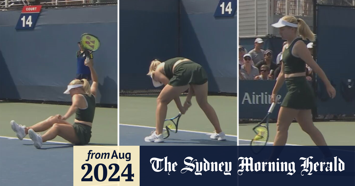 Video: Saville loses it after first round loss