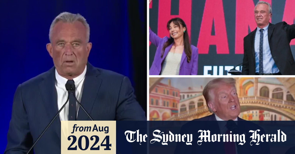 Video: RFK Jr drops out of presidential race and endorses Trump