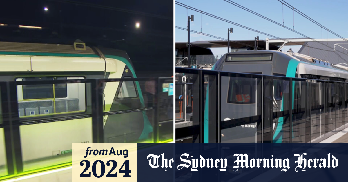 Video: All aboard as new Metro trains open in Sydney