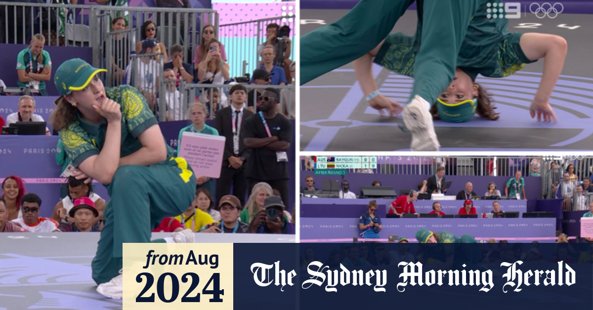 Video: B-girl Raygun stands proud after Olympic debut