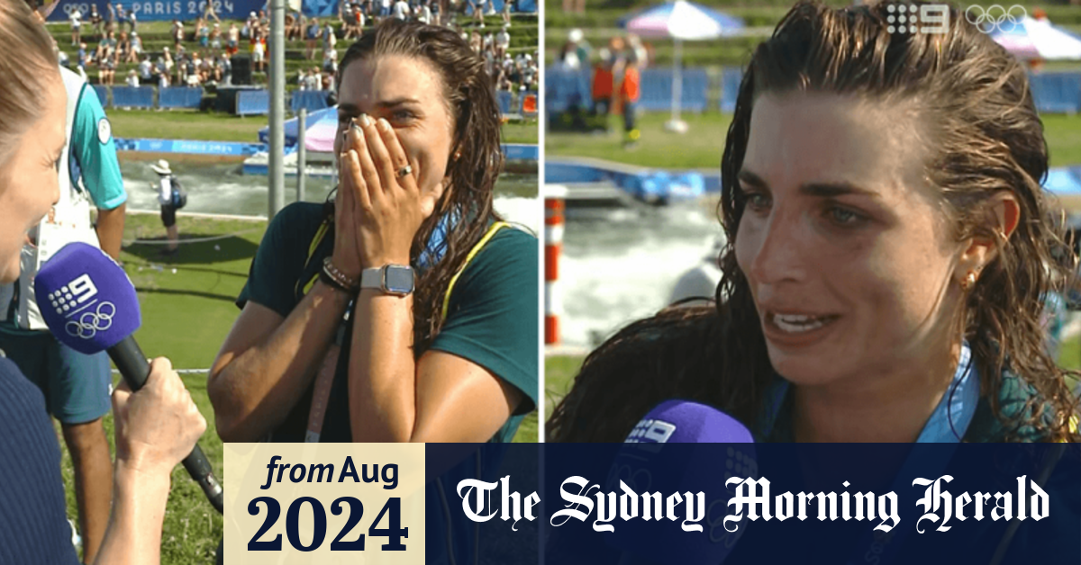 Video: 'I'm in awe': Jess Fox weeps in emotional interview after sister ...