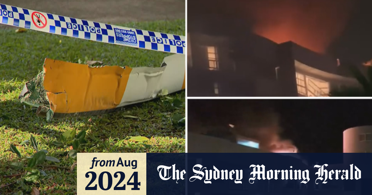 Video: Helicopter crashes into hotel in Cairns