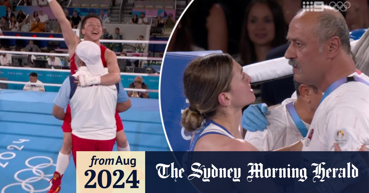 Video: Boxing trainer upset over judges' decision