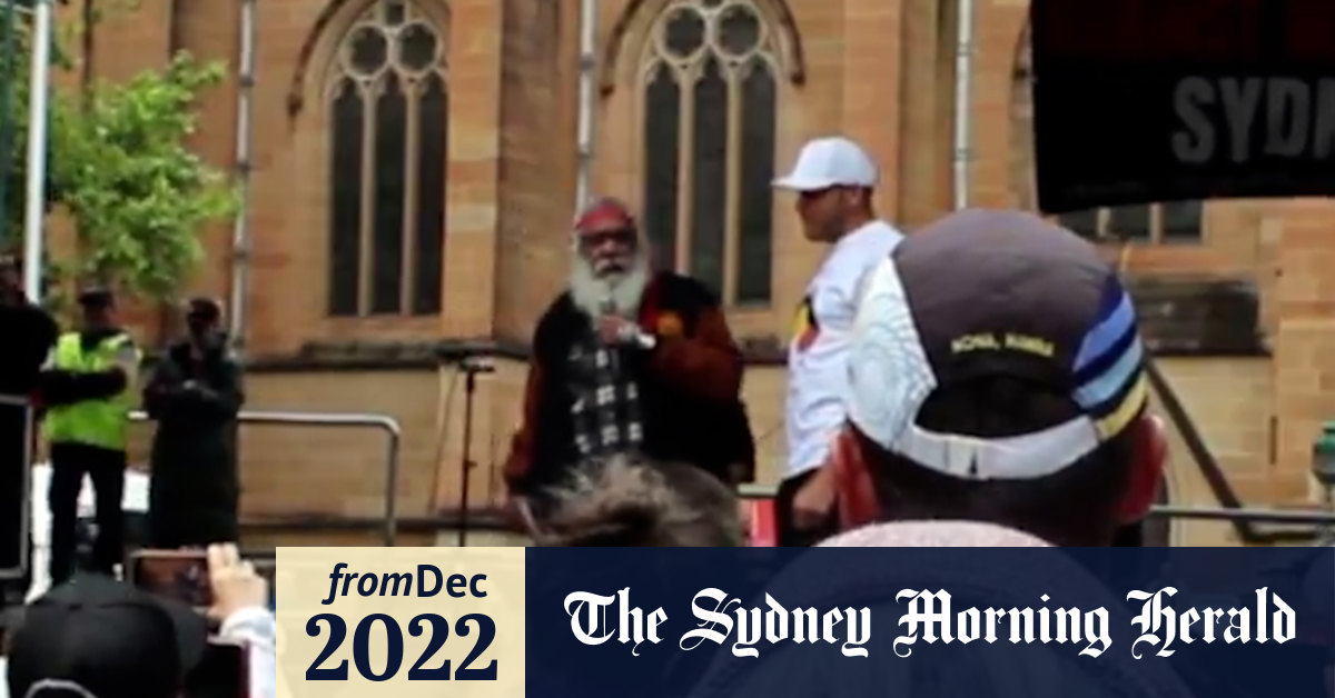 Video: Uncle Max Harrison at the Millions March on 27 November 2021