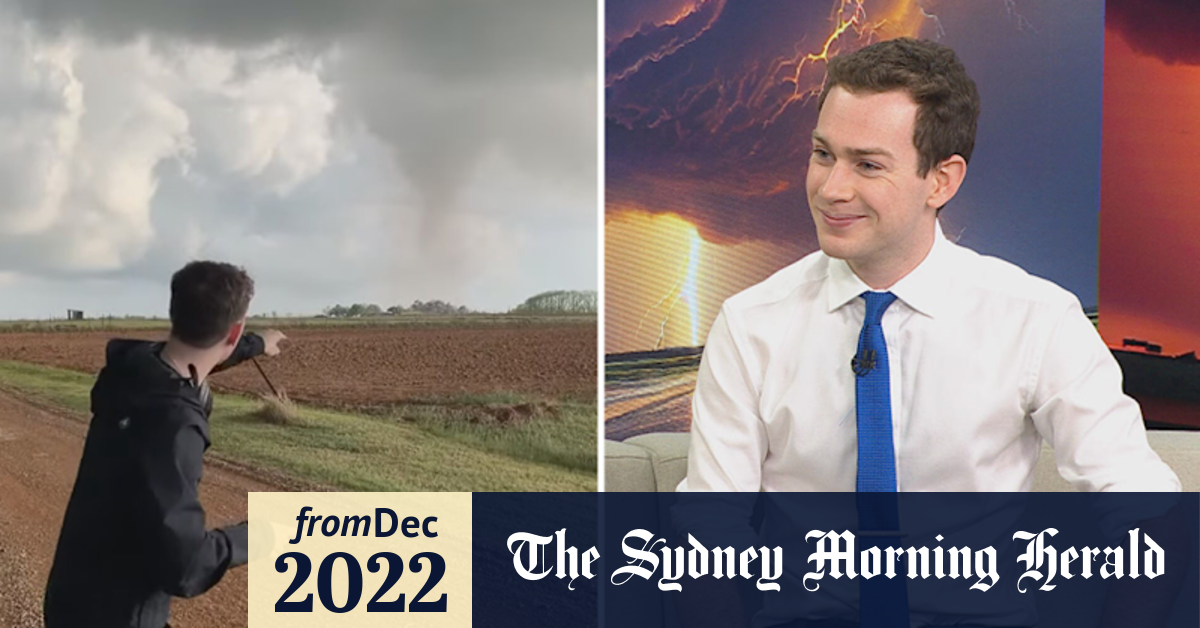 Video: Real-life storm chaser visits Australia