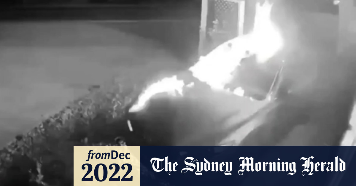 Video: Brand new Mazda SUV set on fire