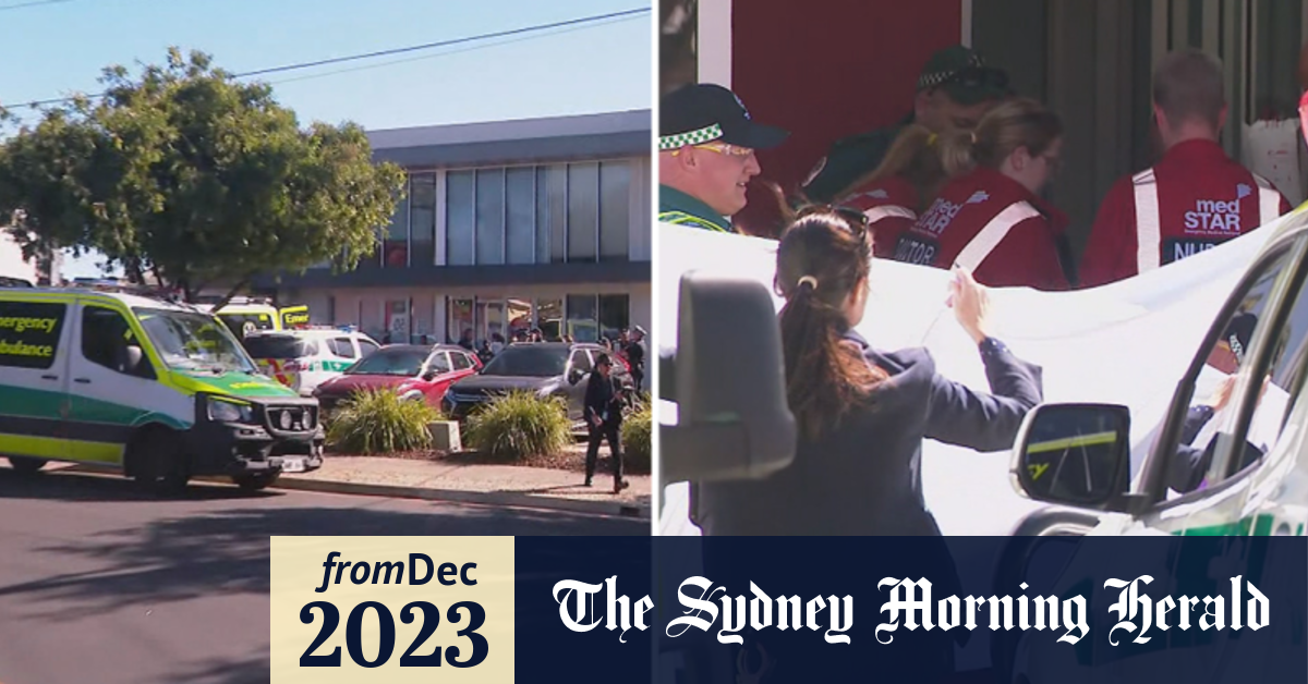 Video: Man arrested after two people stabbed on Adelaide street