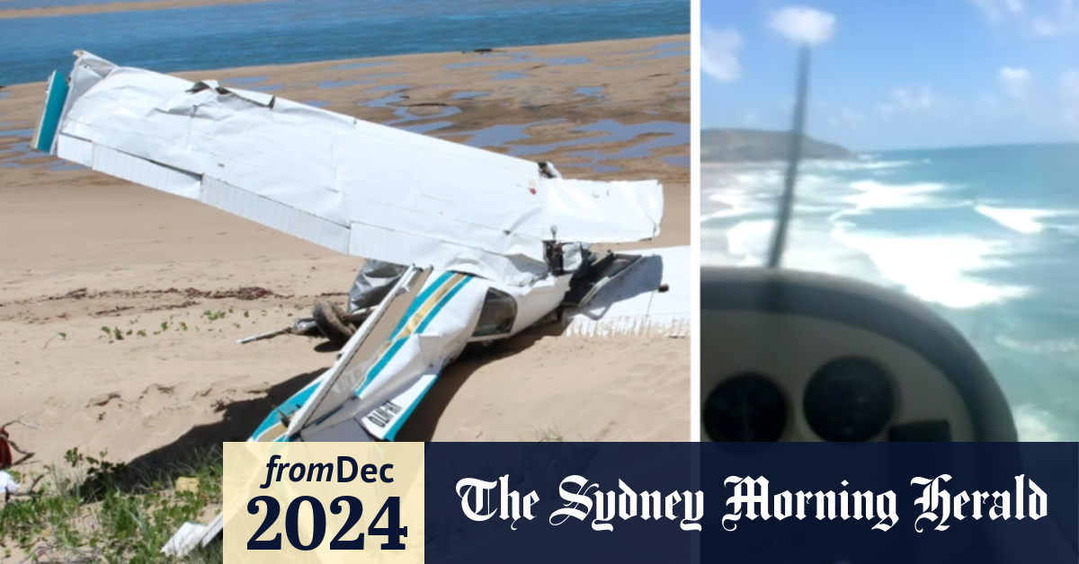 Video: Light plane crash caught on camera
