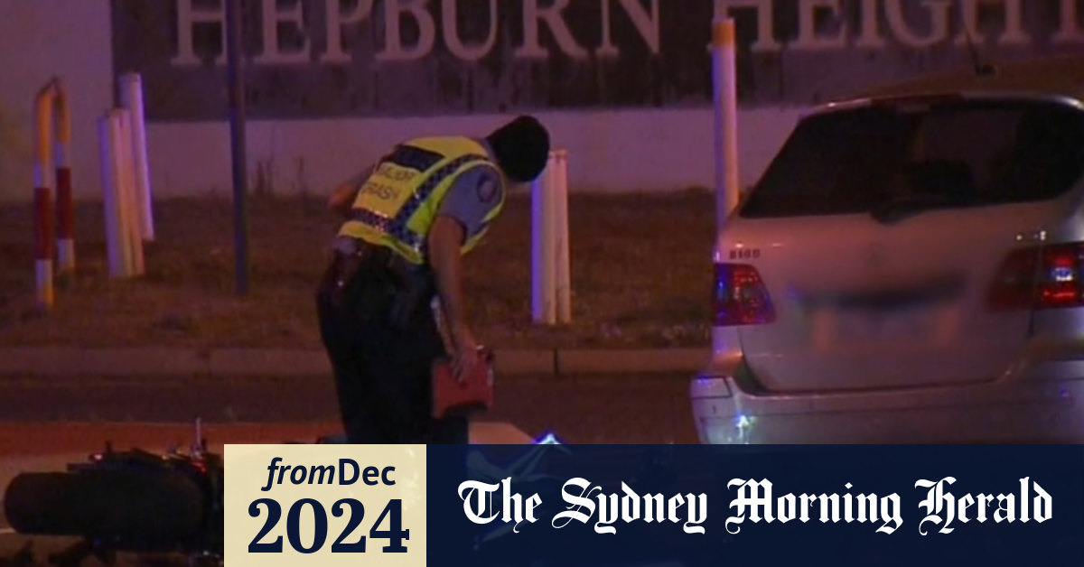 Video: Motorbike rider dies after Perth crash