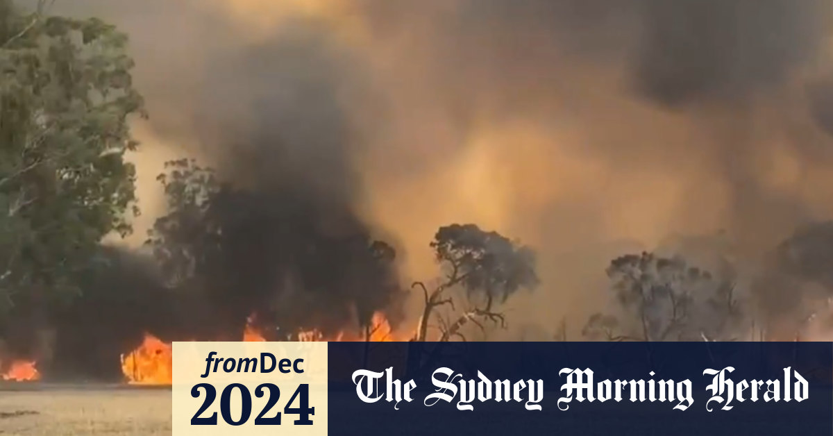 Video: Out of control bushfire in Victoria ‘could burn for weeks’