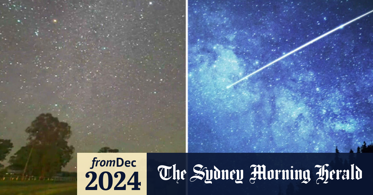 Video: Meteor shower to dazzle Australian skies