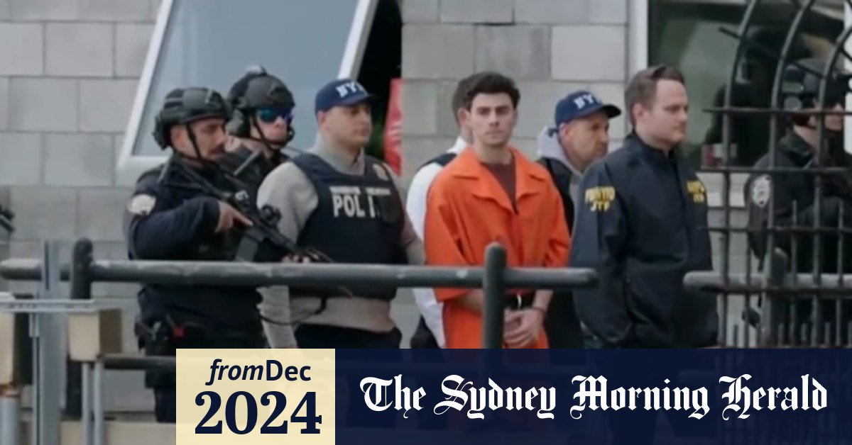 Video: Accused CEO killer flown to New York