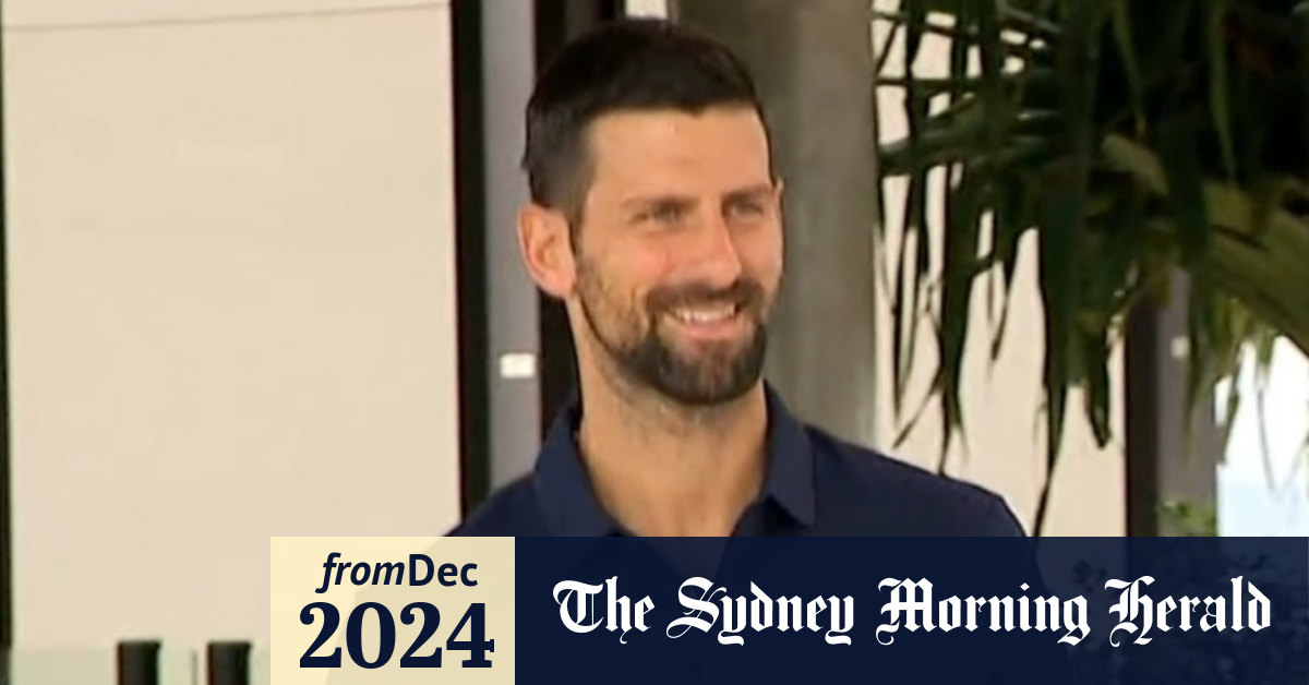 Video: Djoker ready to make a fool of opponents