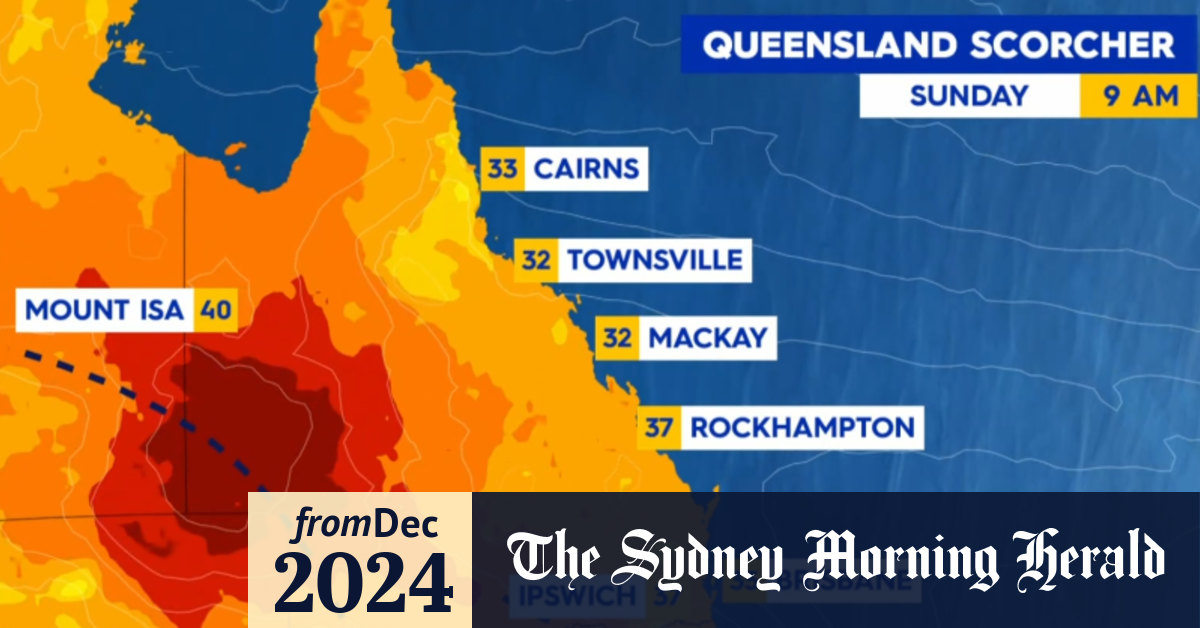 Video: Queensland to swelter under heatwave and stormy conditions