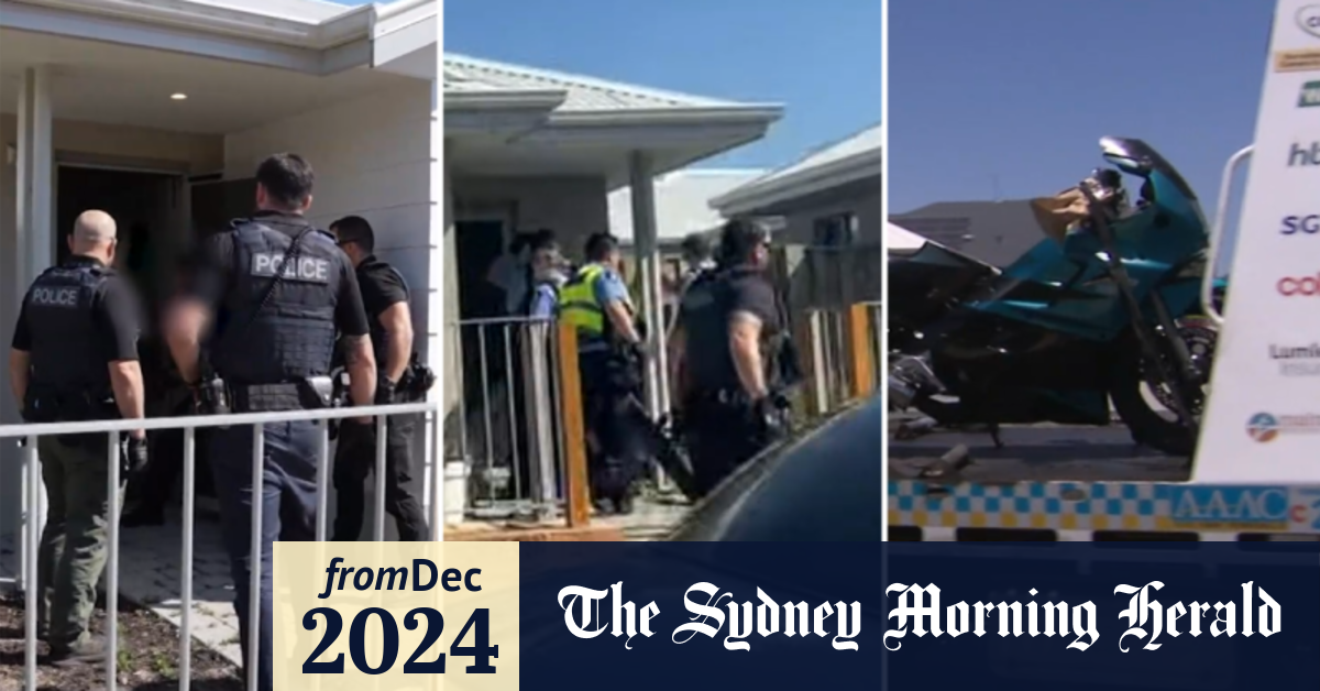 Video: Several arrested after unit raids in Perth