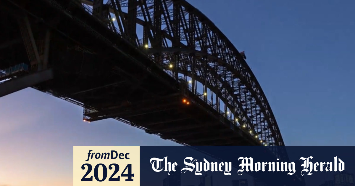 Video: Australia's most iconic bridge getting makeover