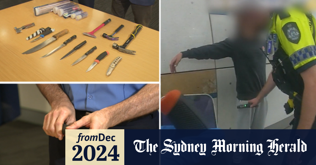 Video: Children caught with weapons in crackdown