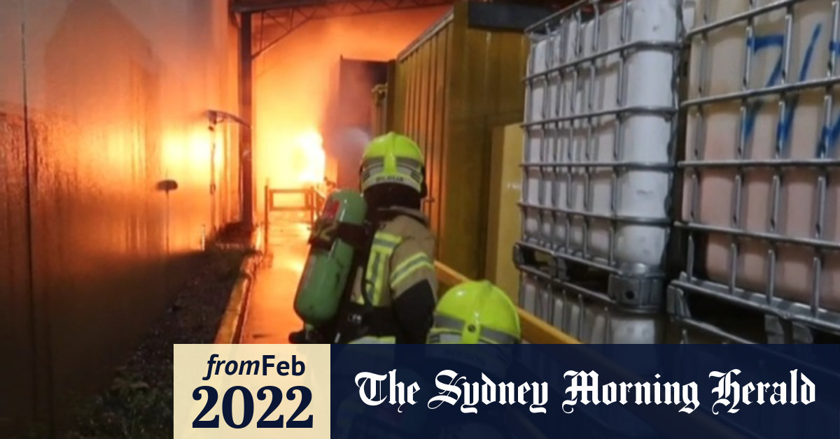 Video: Investigation into major factory fire underway