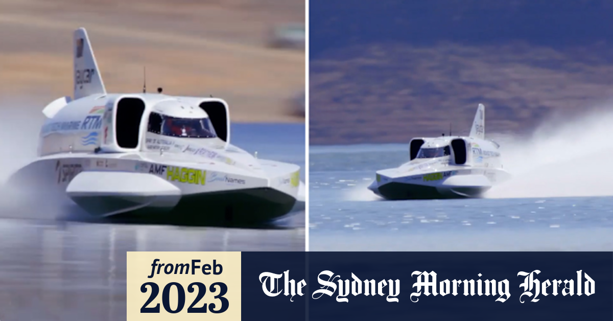 Video: Ken and David Warby test Spirit of Australia 2