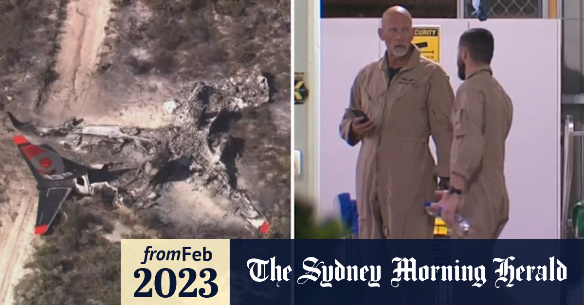 Video: Two pilots walk away unharmed from horror plane crash