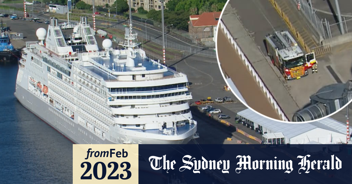 Video: Cruise ship evacuated after fire breaks out