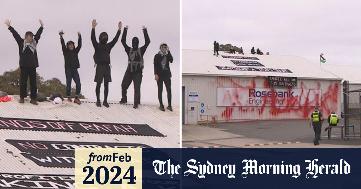 Video: Eight charged after Melbourne factory protest