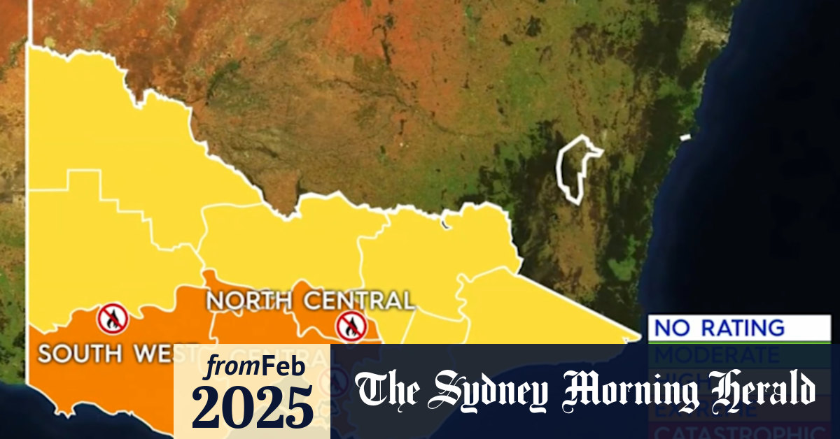 Video: Total fire bans for Victoria as temperatures nudge 40 degrees