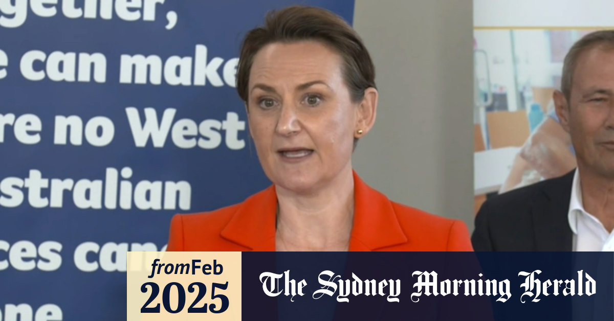 Video: WA health minister tightlipped over hospital plans