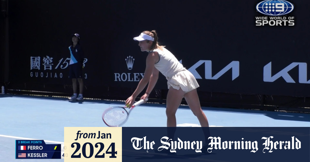 Video: Australian Open Highlights: Fiona Ferro v McCartney Kessler