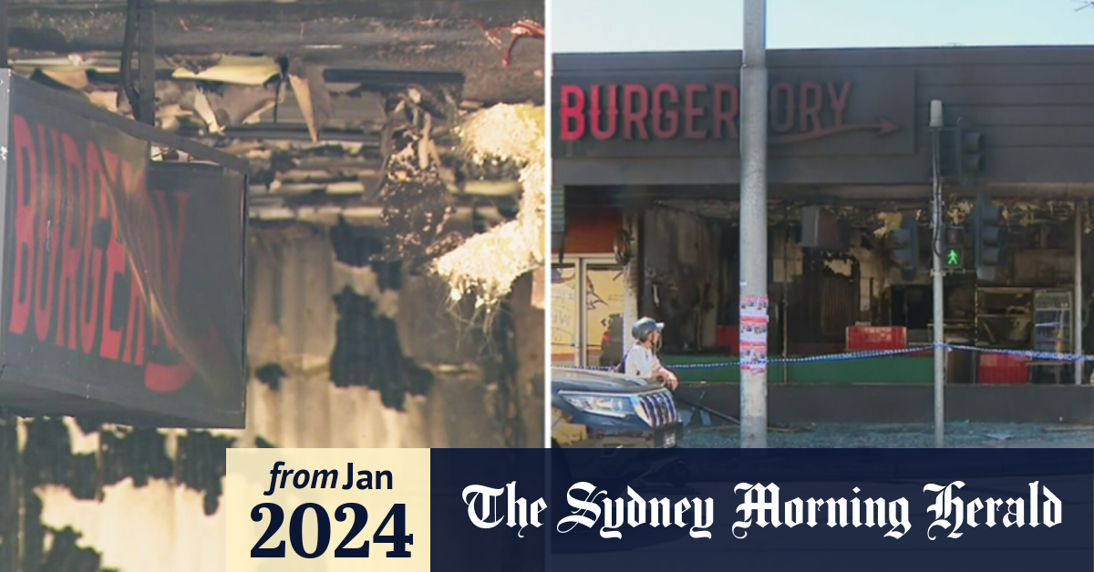 Video: Two men charged over alleged firebombing of Melbourne burger ...