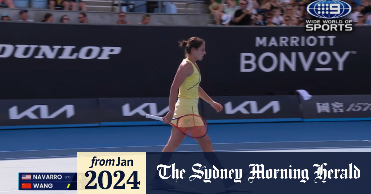 Video: Australian Open Highlights: Emma Navarro v Xiyu Wang