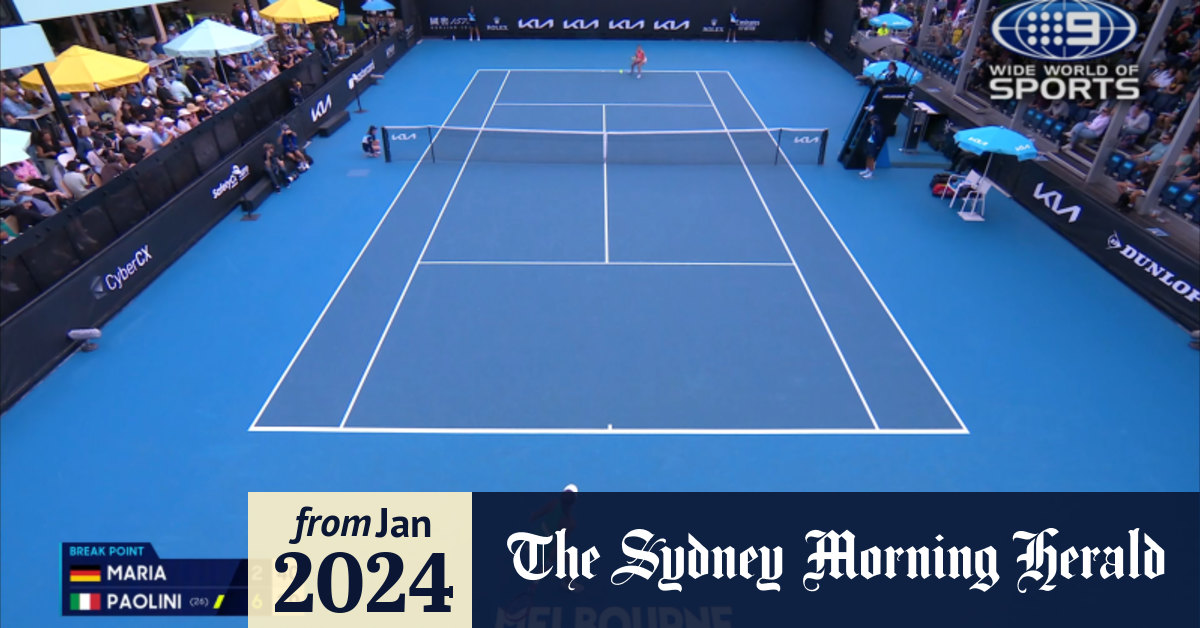 Video: Australian Open Highlights: Jasmine Paolini v Tatjana Maria