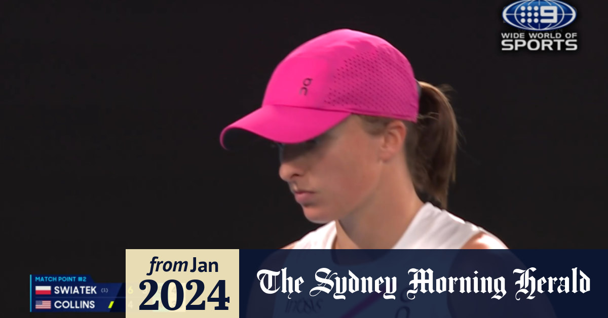 Video: Australian Open Highlights: Iga Swiatek v Danielle Collins