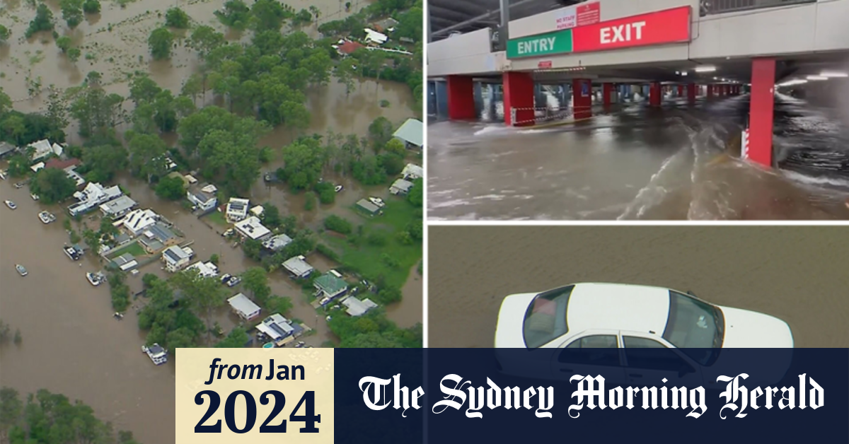 Video: Queensland residents begin mopping up after record rain and ...