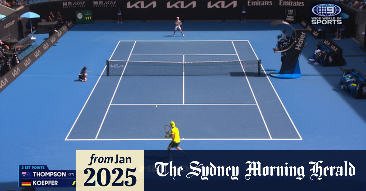 Video: Australian Open Highlights: Jordan Thompson v Dominik Koepfer