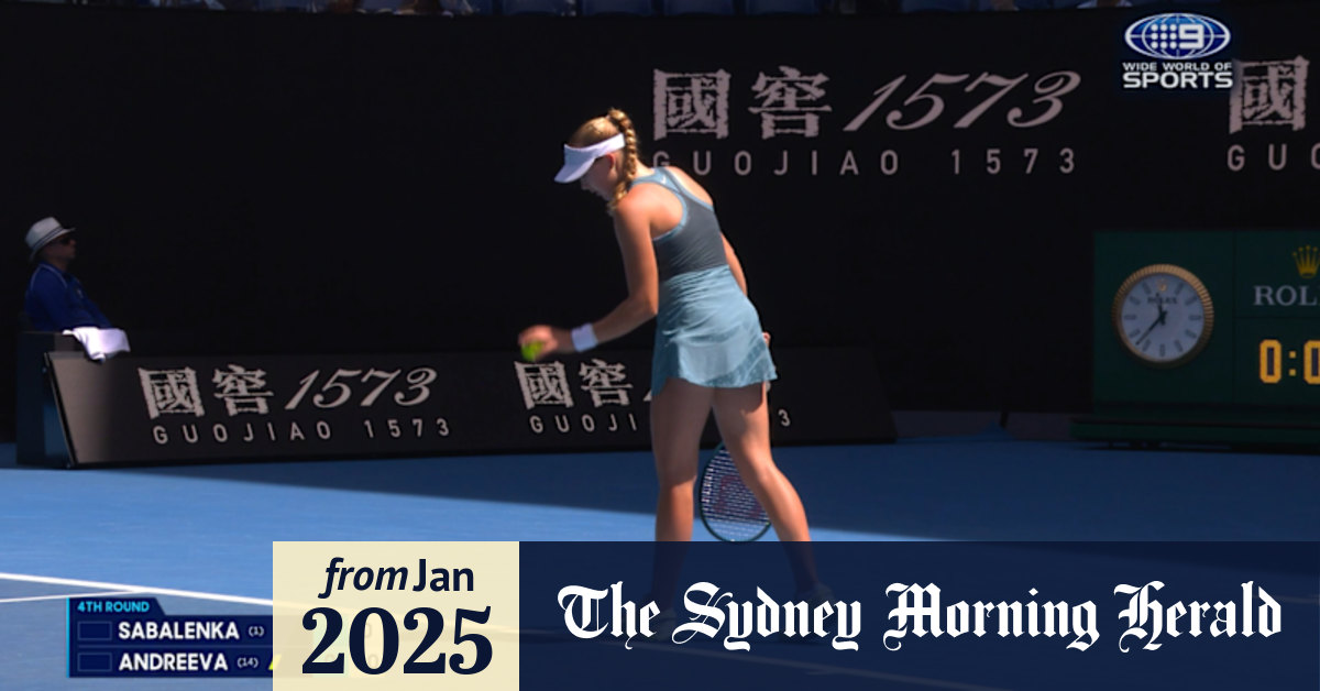 Video: Australian Open Highlights: Aryna Sabalenka v Mirra Andreeva