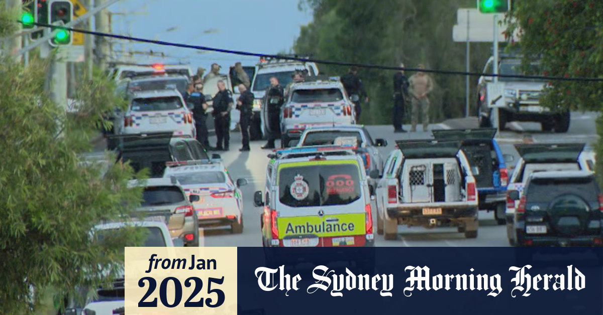 Video: Man under arrest after hours-long standoff in Brisbane